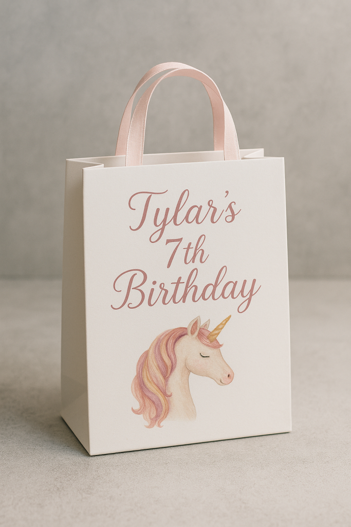 Custom Party Packs / Gift Bags (Set of 6)
